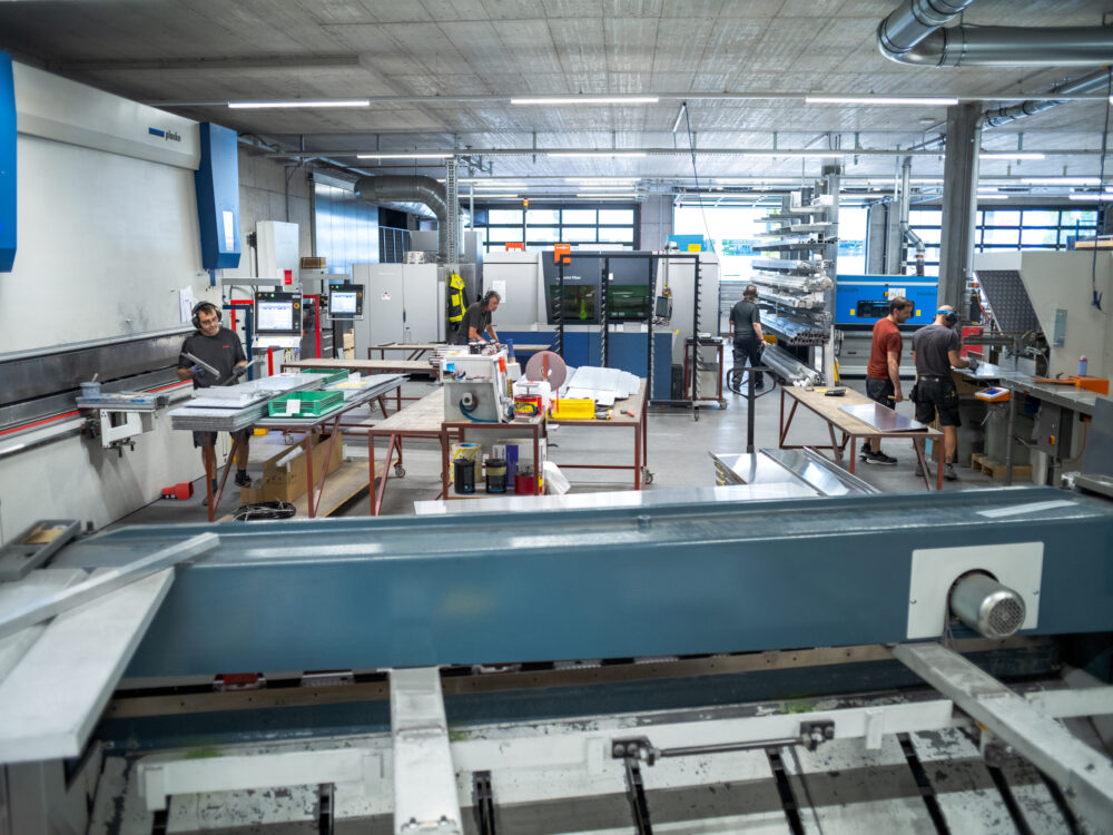 Produktion | Feba Fassadenbauteile AG